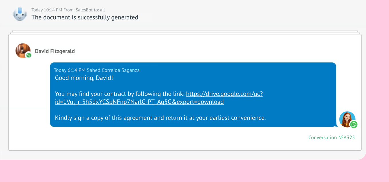 How to use a document generator bot in Kommo — Kommo (formerly amoCRM)